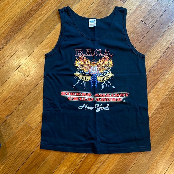 Gildan | Tops | Baca Bikers Against Child Abuse Tank | Poshmark